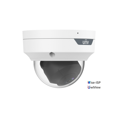 CAMERA IP 4MP UNIVIEW DOME WISE ISP IK10 IP67 IPC3514LE-ADF28K-W|imc