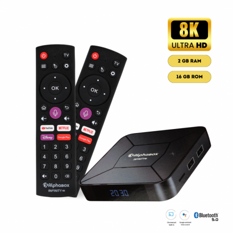 BOX ANDROID ALPHABOX INFINITY 2 GO - 16 GO 8K | imc