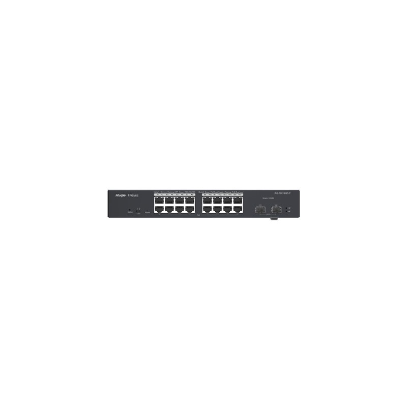 SWITCH 18 PORTS GIGA RUIJIE 16PORTS POE+ RG-ES218GC-P